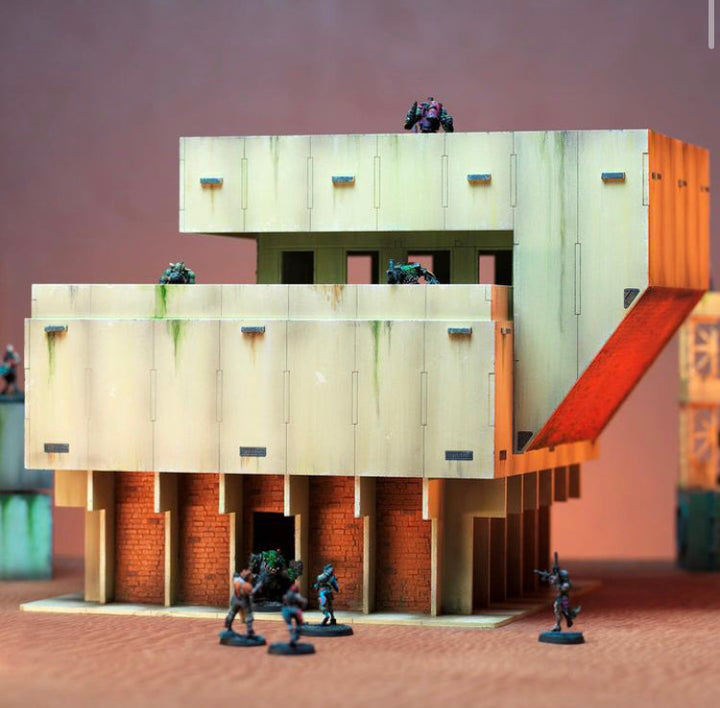 Translucent plastic and MDF sci-fi wargaming terrain – Brutal Cities