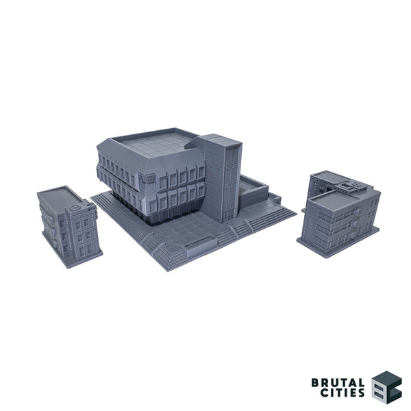 Vantann Offices | 3D Printed Terrain | Brutal Cities