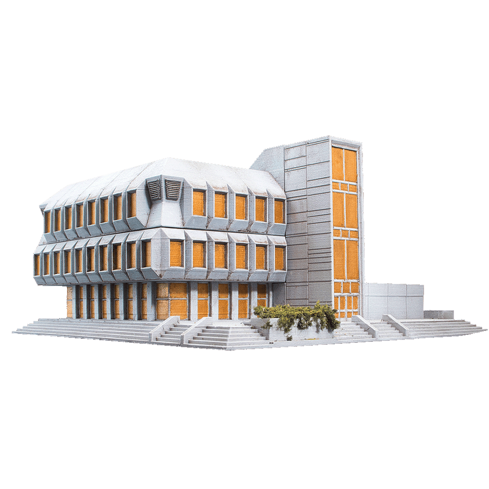 6mm Sci-Fi Buildings | 3D Printed Terrain | Brutal Cities