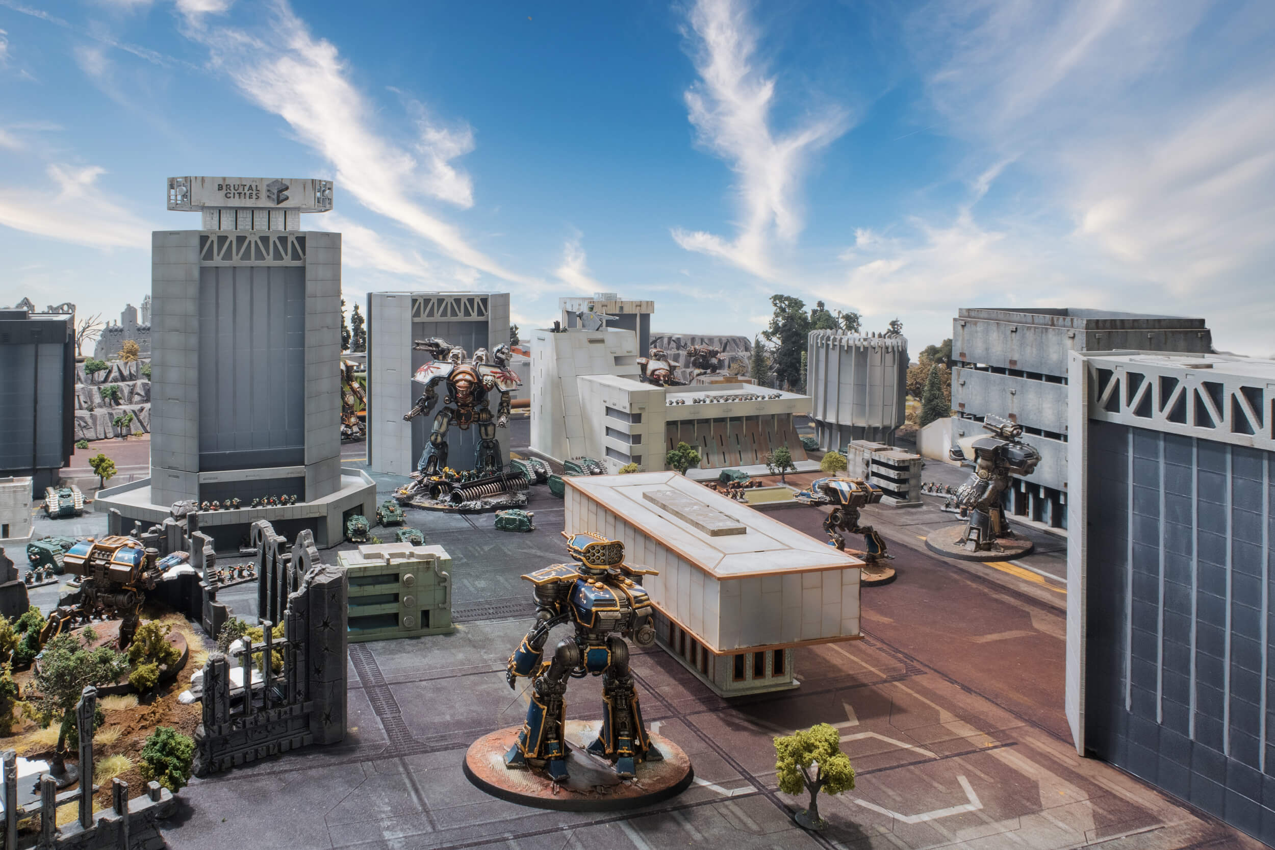 Sci Fi Terrain Table Ideas | Wargaming Inspiration | Brutal Cities