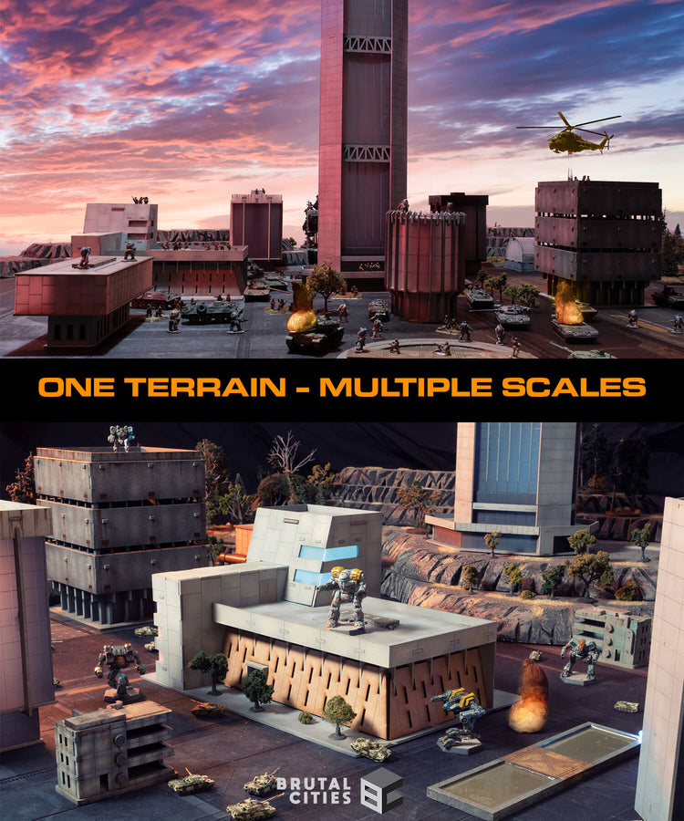 6mm Sci Fi | 6mm Wargaming Terrain Online | Brutal Cities