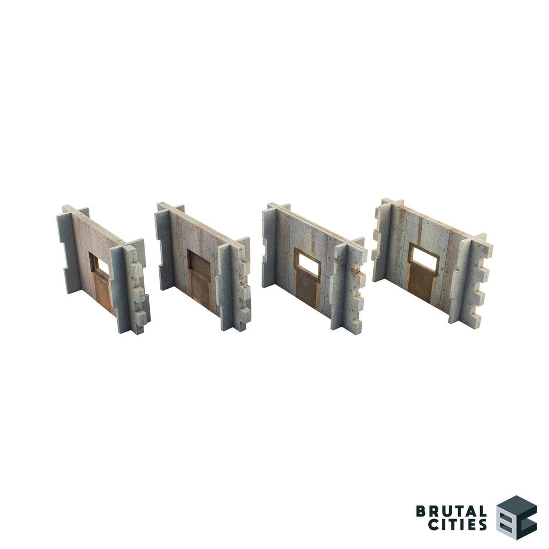 Adamant Bunker Walls Short | MDF Terrain | Brutal Cities