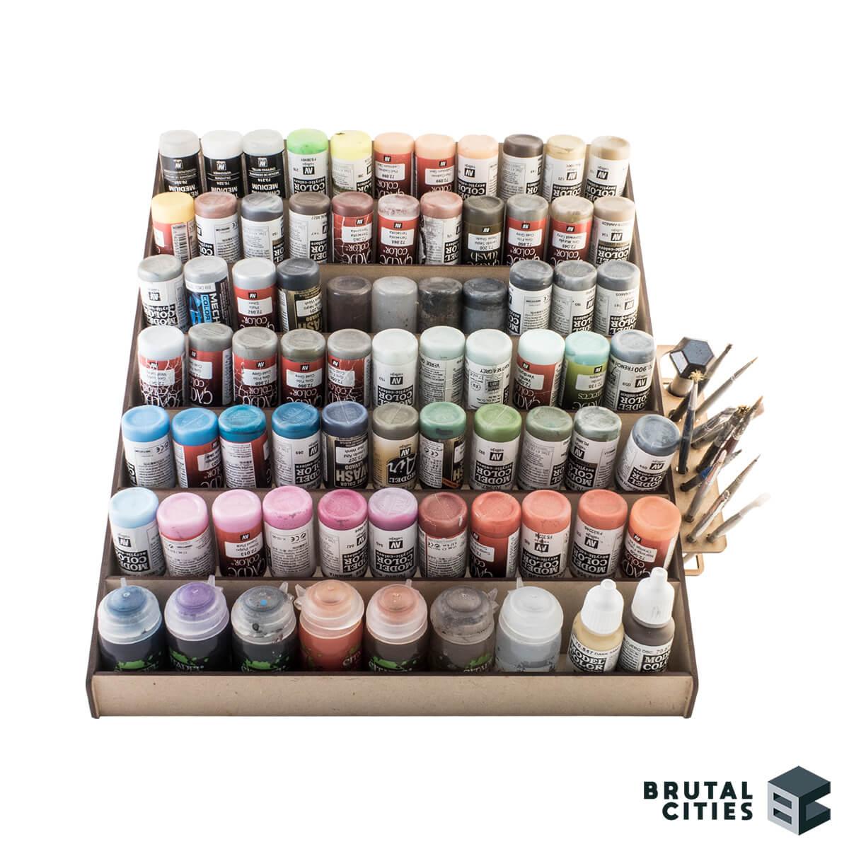 Paint Racks | MDF Hobby Paint Racks Online | Brutal Cities
