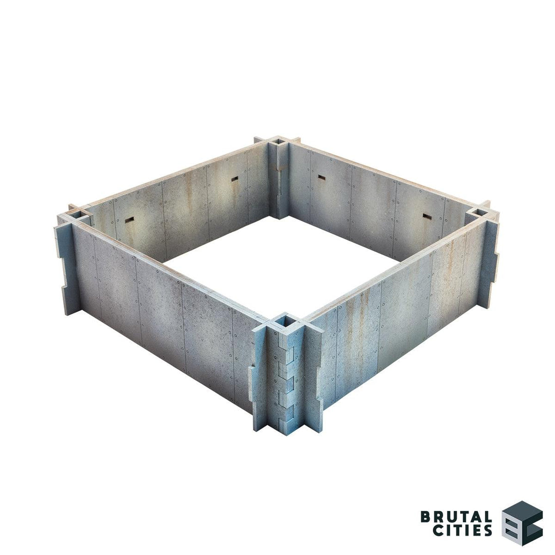 Adamant Concrete Walls Long | MDF Walls | Brutal Cities